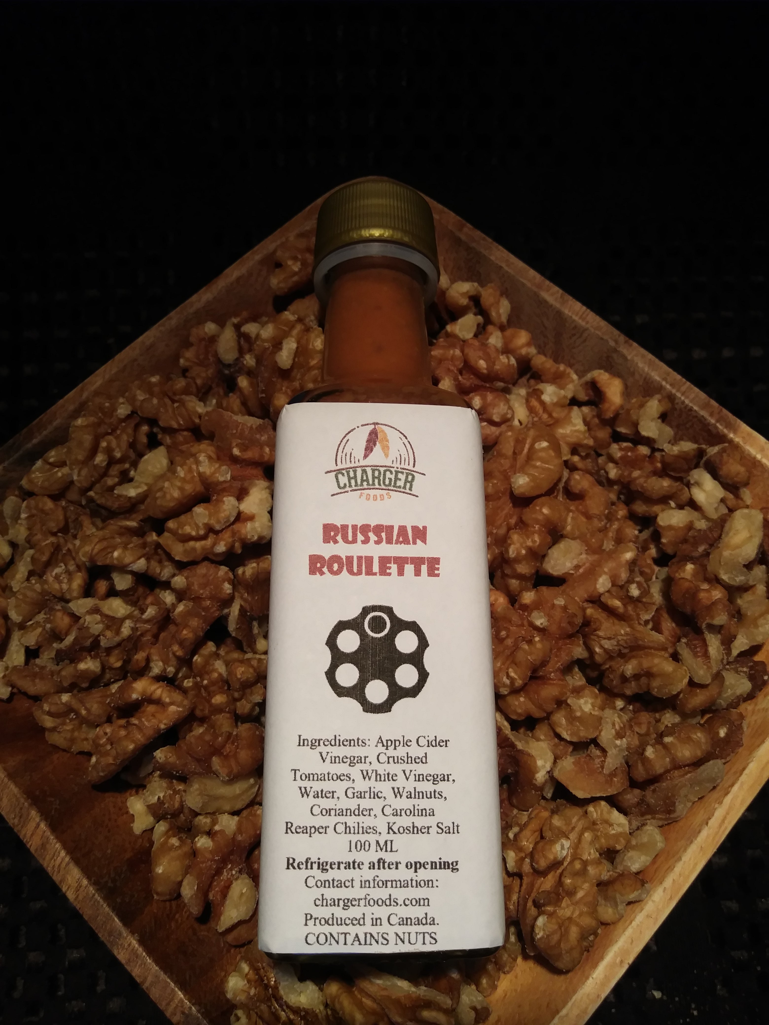 Russian Roulette (Allergy Alert: contains walnuts) – ChargerFoods